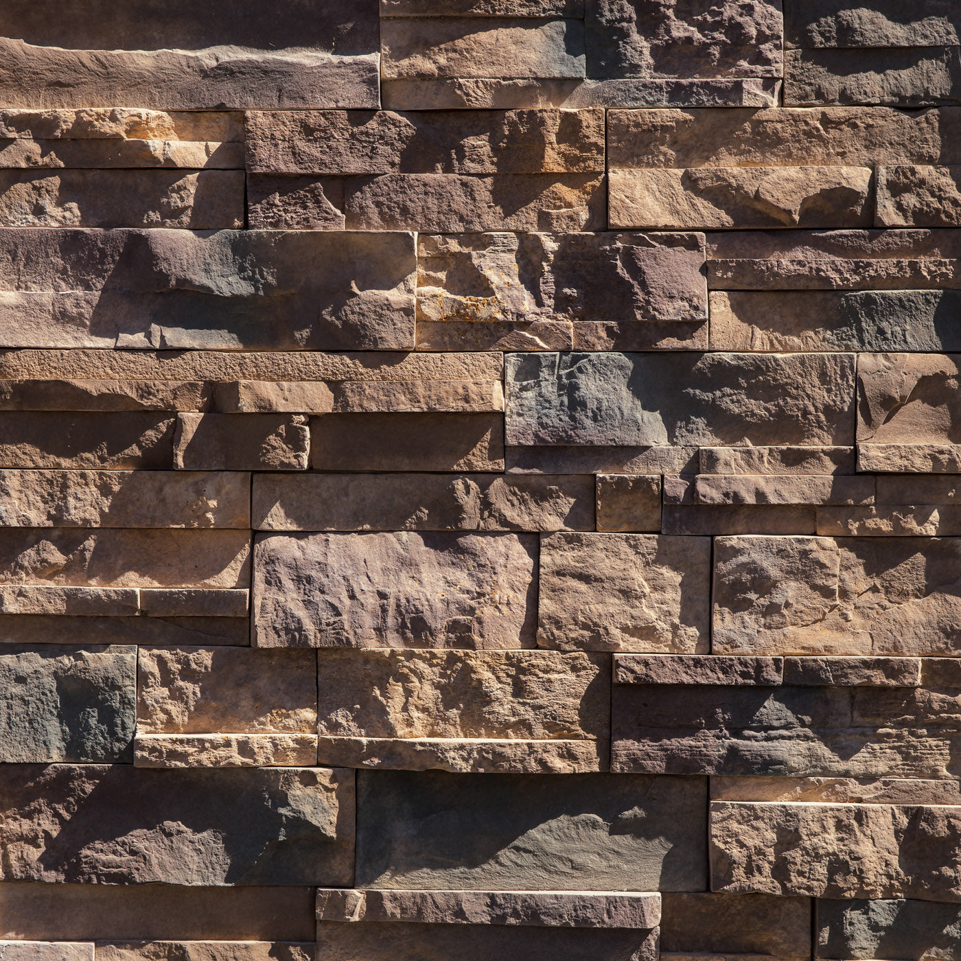 dry stack stone siding