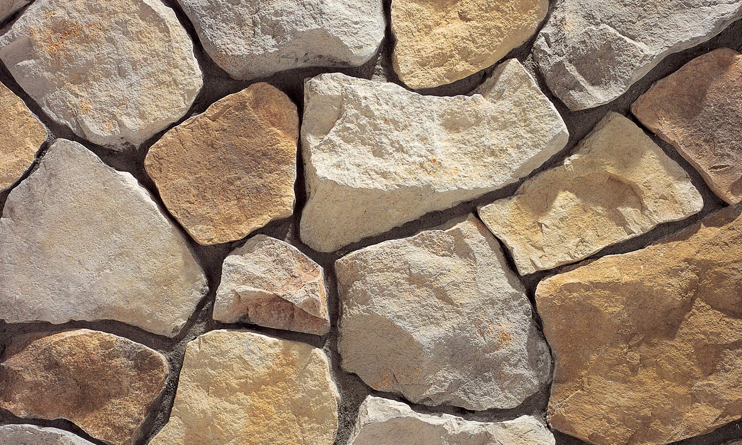 limestone rubble wall texture