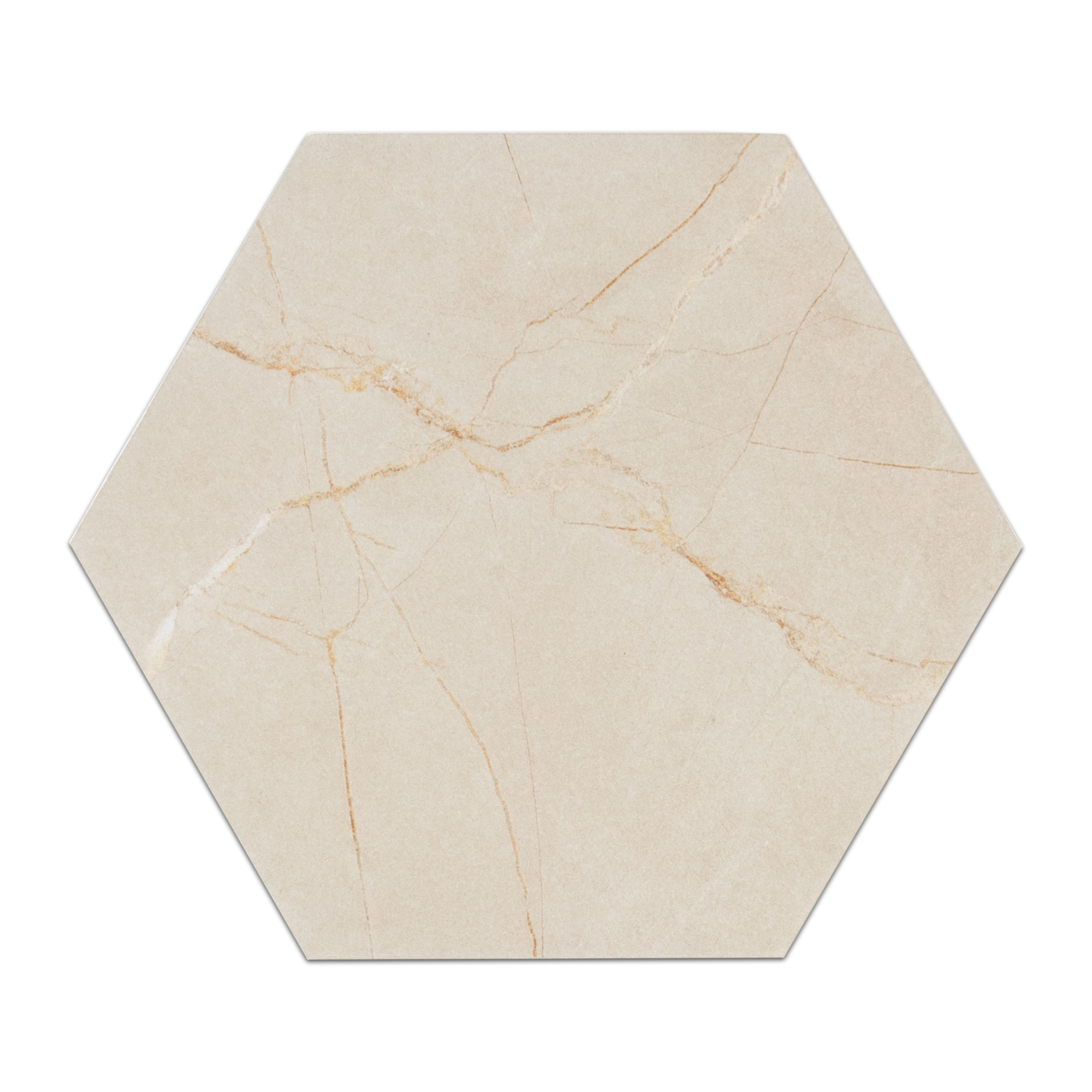 Hexeight Neo Beige Porcelain Hexagon Field Tile | 8"x9¹⁄₄"x³⁄₈" | Matte ...